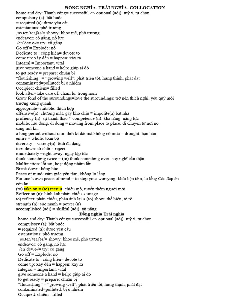 19 B N. DONG NGHIA - Trái Nghĩa | PDF