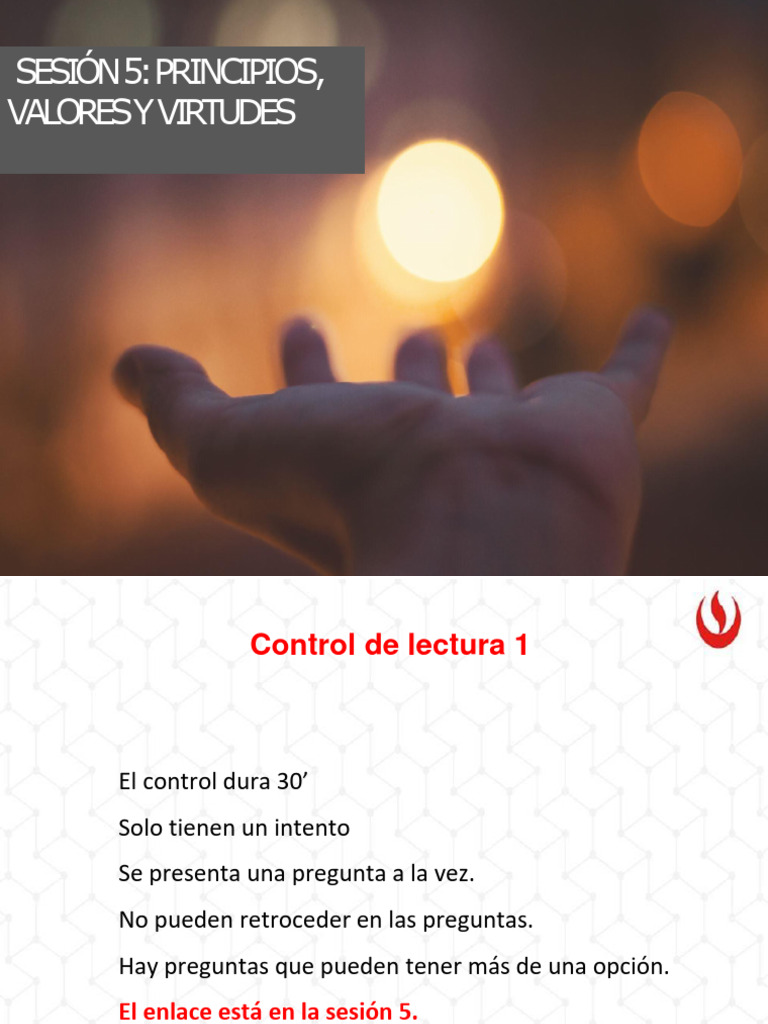 Clase Semana 5 2024-1 | PDF | Virtud | Felicidad