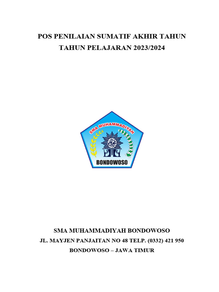 Contoh Pos Psat 2024 | PDF