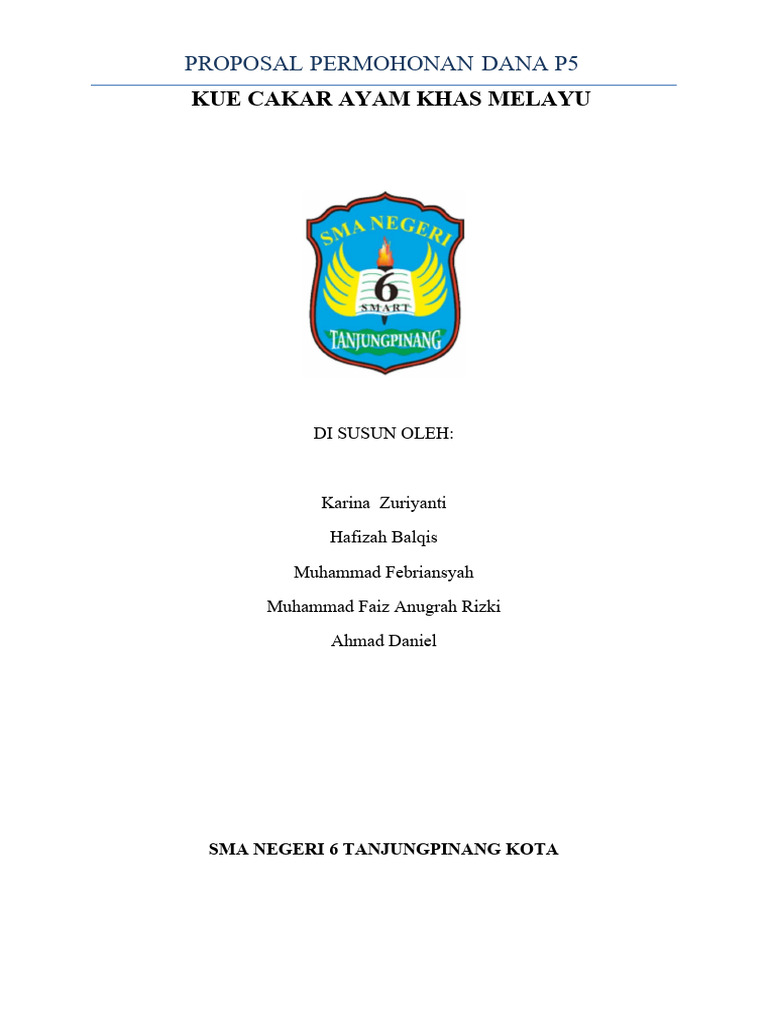 Proposal Makanan P5 2024 | PDF