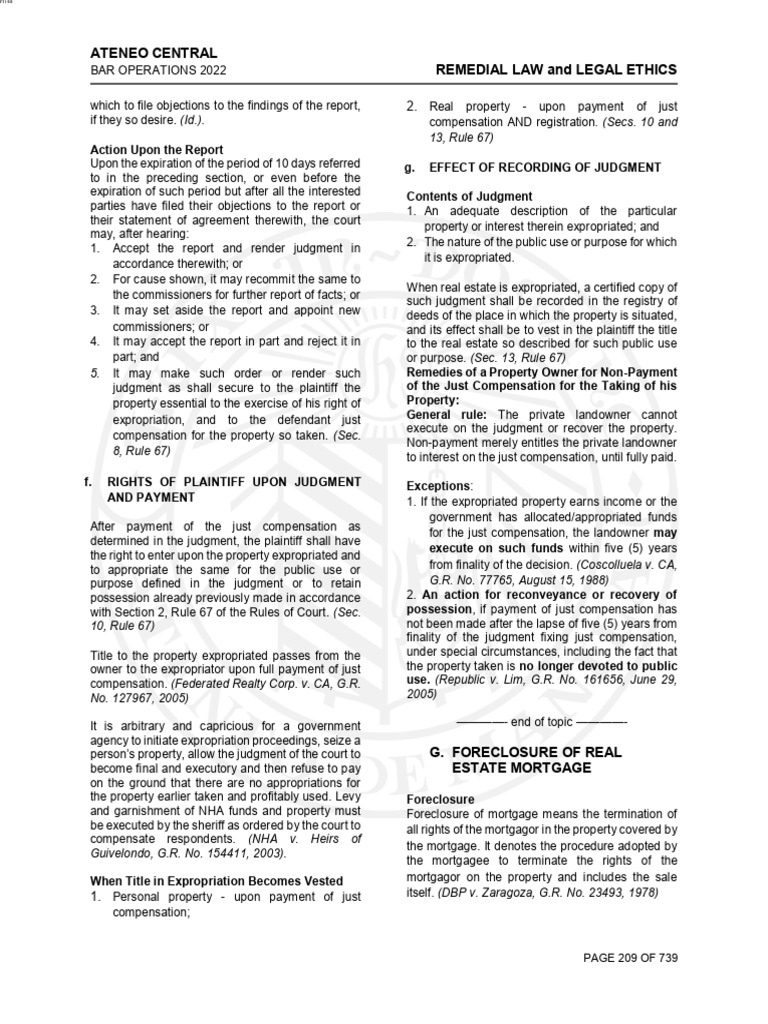 Specpro Rule 68-71 | PDF | Mortgage Law | Foreclosure