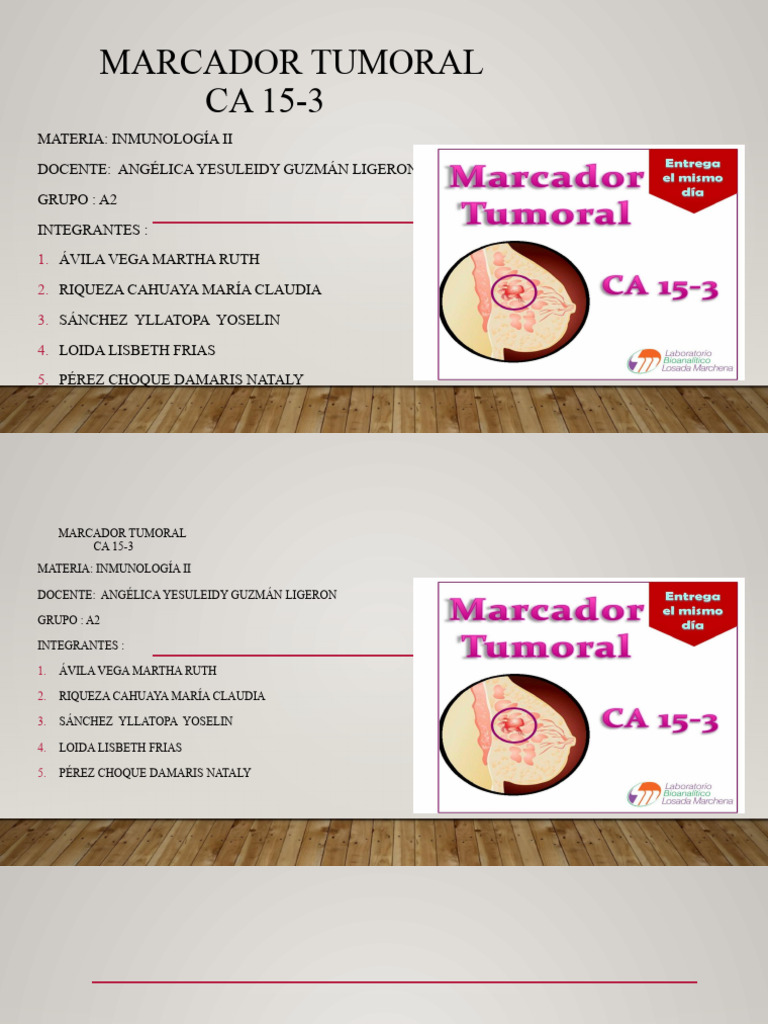 Marcador Tumoral - Ca 15-3 | PDF | Cáncer | Cáncer de mama