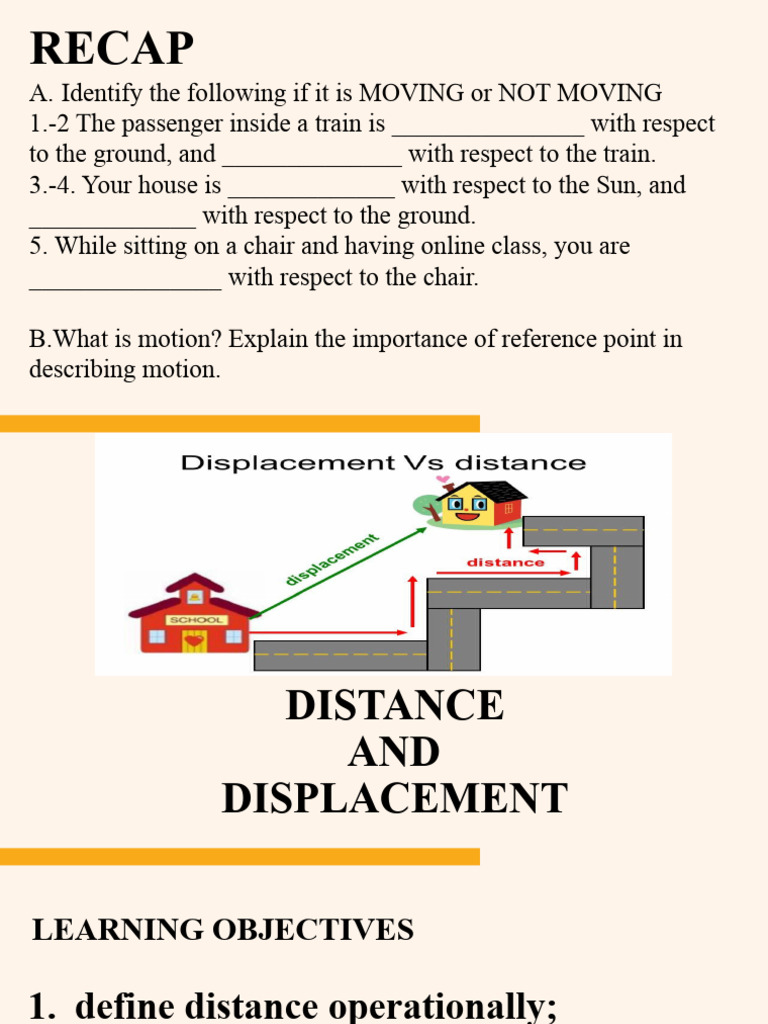 Grade 7 2. Distance and Displacement | PDF