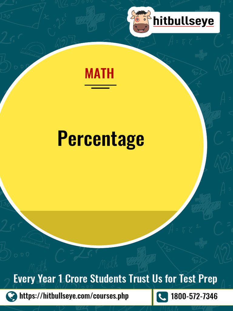 Percentage | Download Free PDF | Percentage | Mathematics