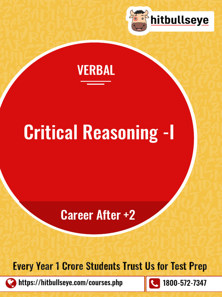 Verbal Critical Reasoning | Download Free PDF | Argument | Critical ...