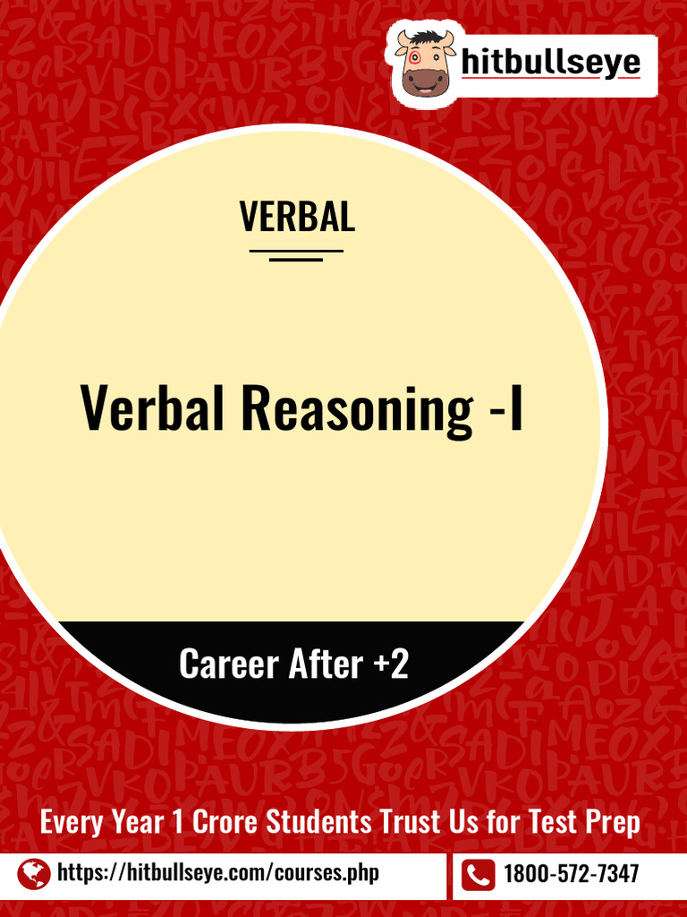 Verbal Reasoning -I | Download Free PDF | Logical Consequence | Argument