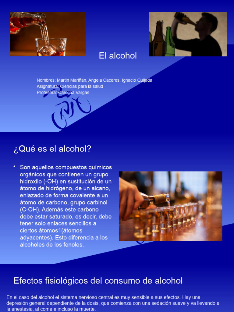 El Alcohol | PDF | Drogas | Cerebro