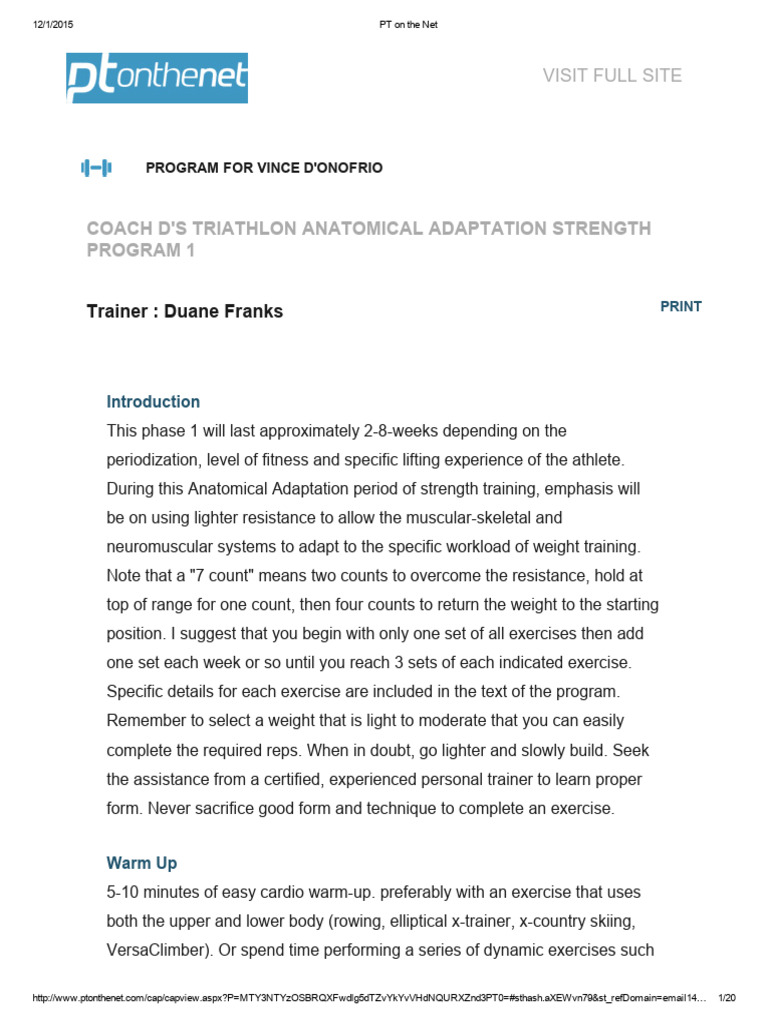 Effective Weight Training Techniques | PDF