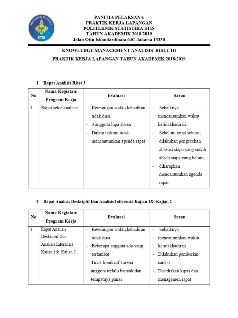 01 Knowledge Management Analisis Riset III | PDF