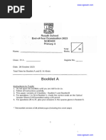 PSLE Science 2024 Answer Key | PDF | Friction | Volume