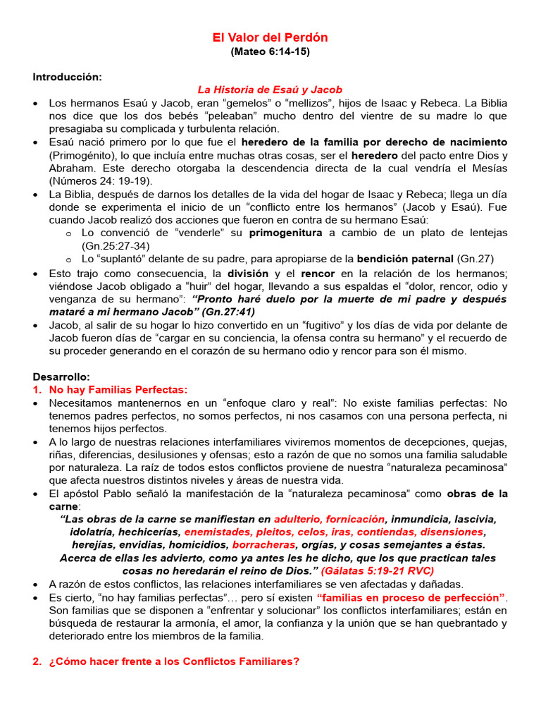 El Valor Del Perdón Pdf Jacob Perdón