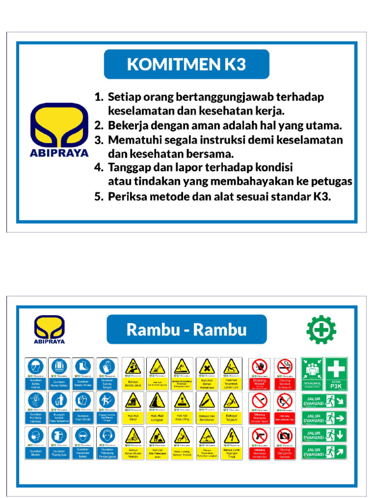 Komitmen K3 | PDF