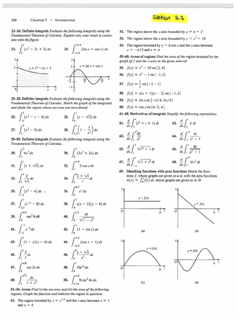 4 Integration - Scanned Questions | PDF