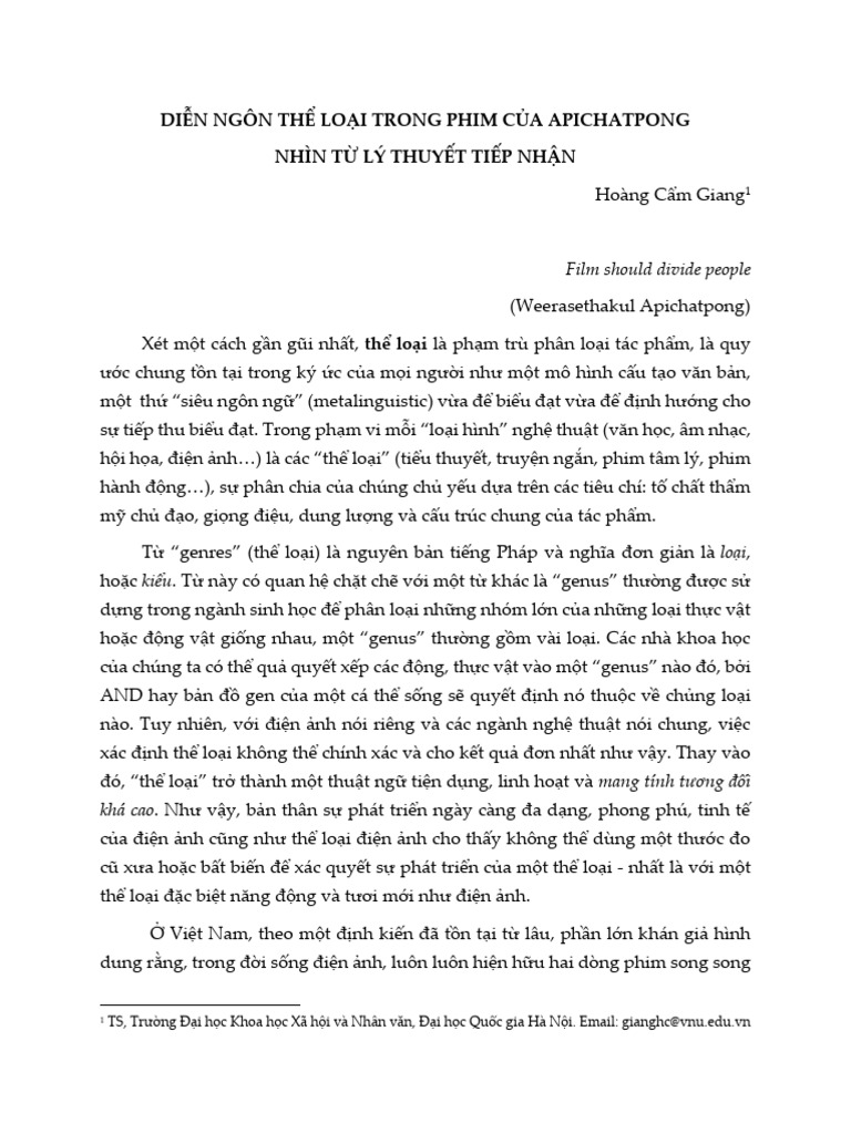 Din NH Chau A DNG Di NHNG VN D L | PDF