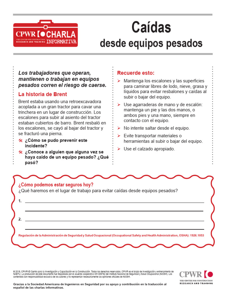 21-ca¡das-desde-veh¡culos-en-movimiento | PDF | Administración de Seguridad y Salud Ocupacional ...