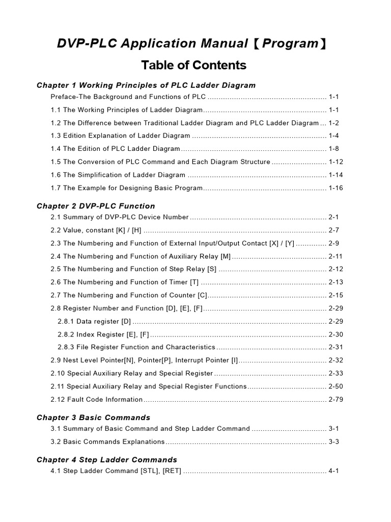 User Manual DVP-14SS | PDF | Programmable Logic Controller | Relay
