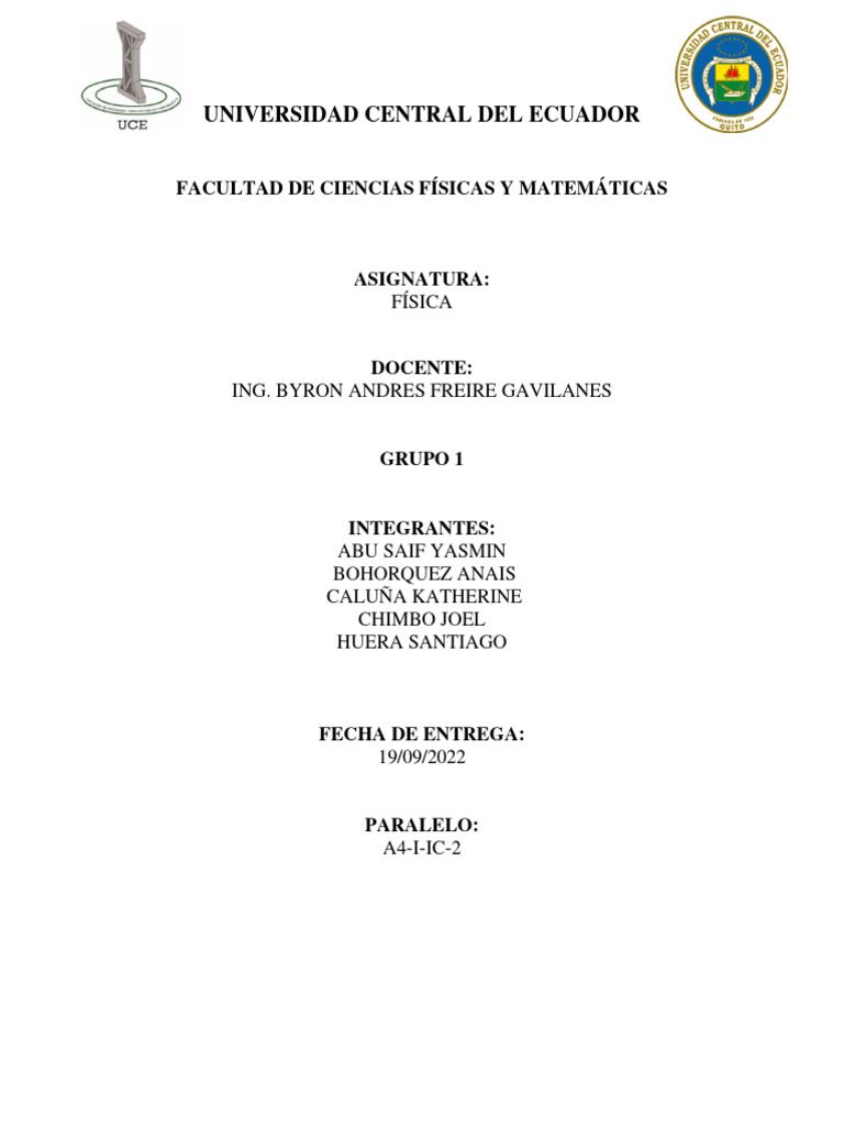 Grupon°1 - N - Ic02 - TG9 - Movimiento Parabólico | PDF | Funciones trigonométricas | Experimentar