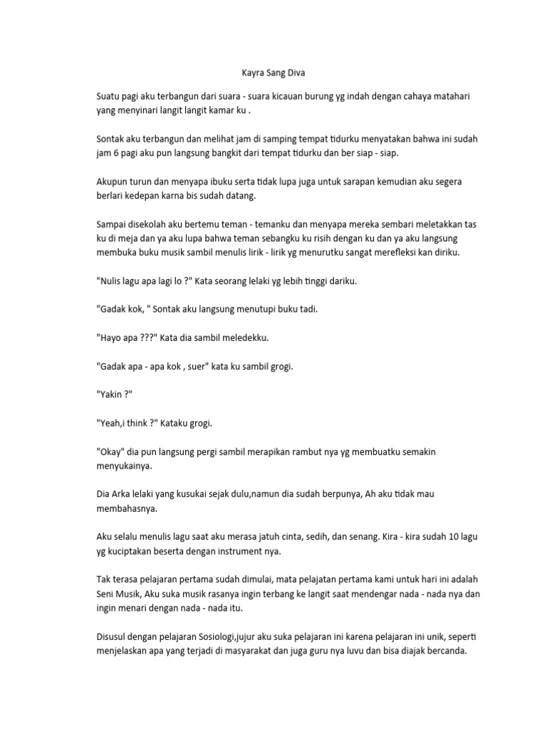 Kayra Sang Diva (Sudah Selesai) | PDF