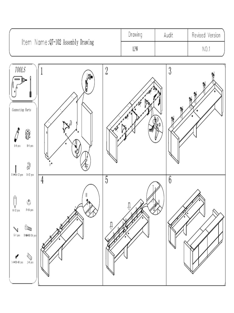 QT-102 3200L Assembling Instruction | PDF