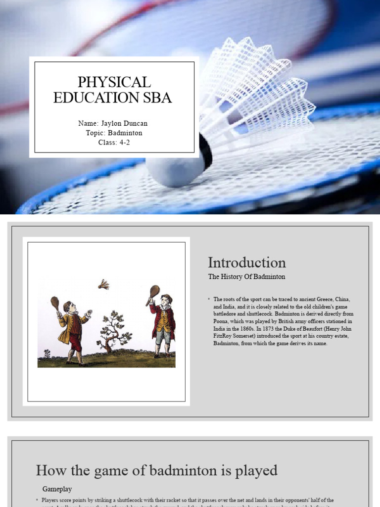 Editable Physical Education SBA Jaylon Duncan 4-2 | PDF | Sports ...