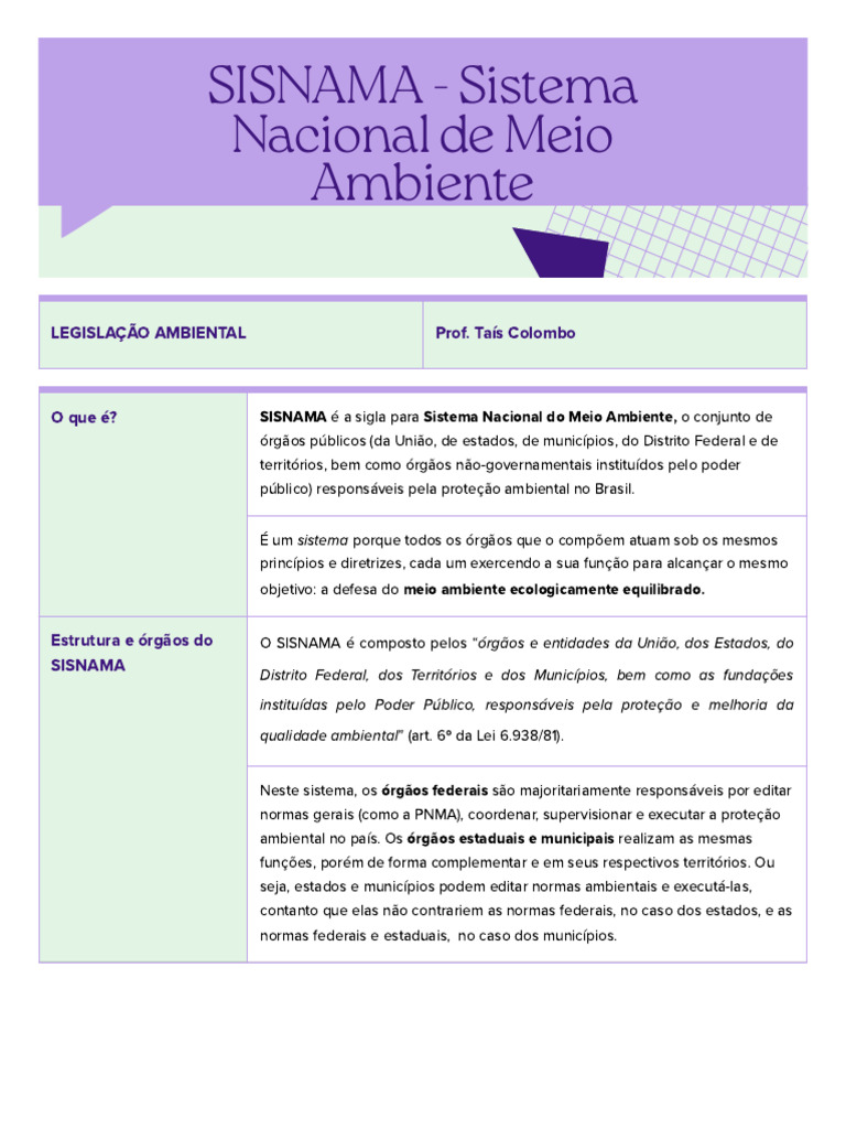 Sisnama Estrutura | PDF | Ministério (departamento governamental)