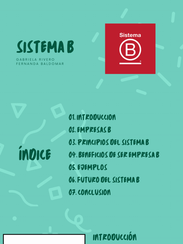 SISTEMA B | PDF