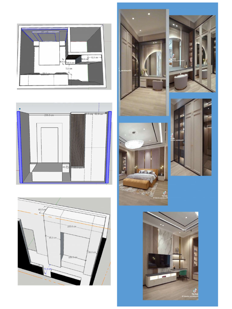 Layout Kamar Dan Kitchen Set | PDF