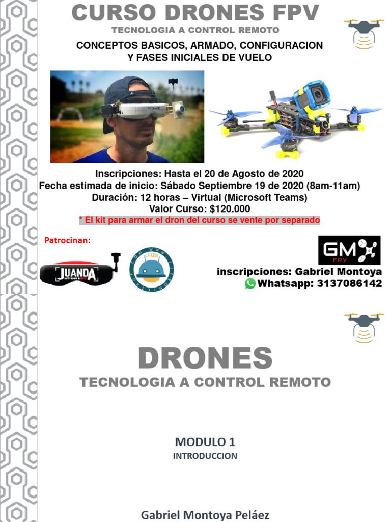 Módulo 1 | PDF | Aeronave | Vehículo aéreo no tripulado