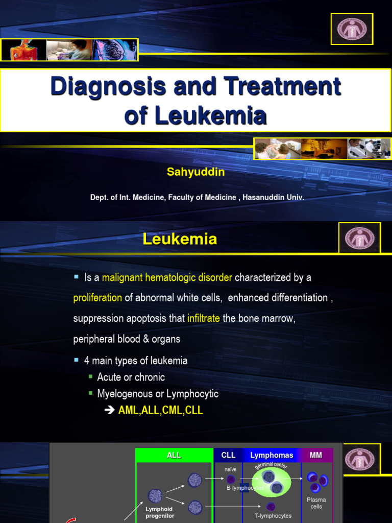 Diagnosis and Treatment of Leukemia | PDF | Leukemia | Clinical Medicine