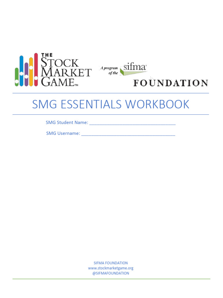SMG Essentials Workbook | PDF | Investment Fund | Bonds (Finance)