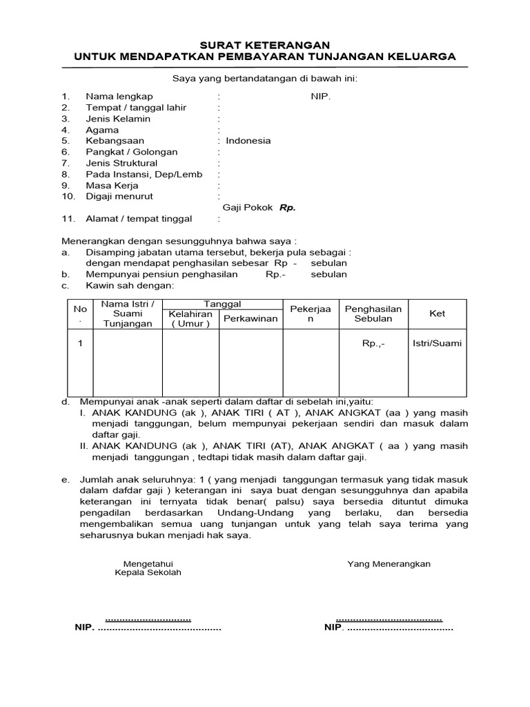 Contoh Format Kp4 2024 | PDF