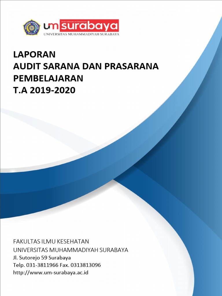 Laporan Audit Sarpras 1920 | PDF