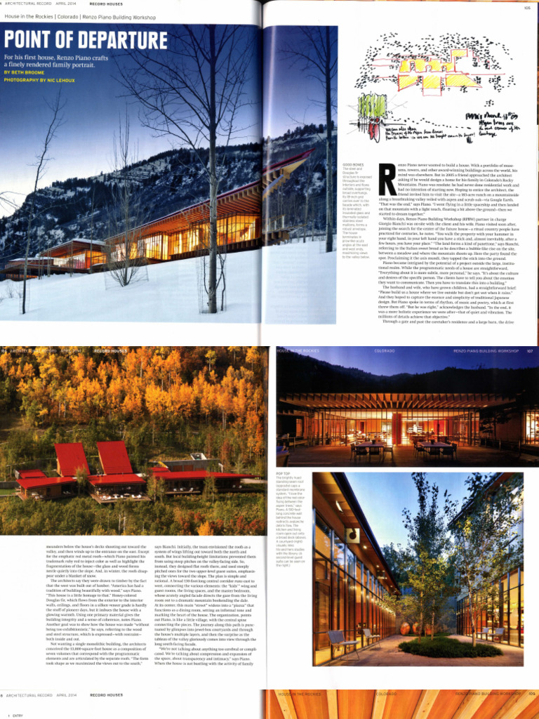 House in The Rockies - Renzo Piano Building Workshop - Colorado ...