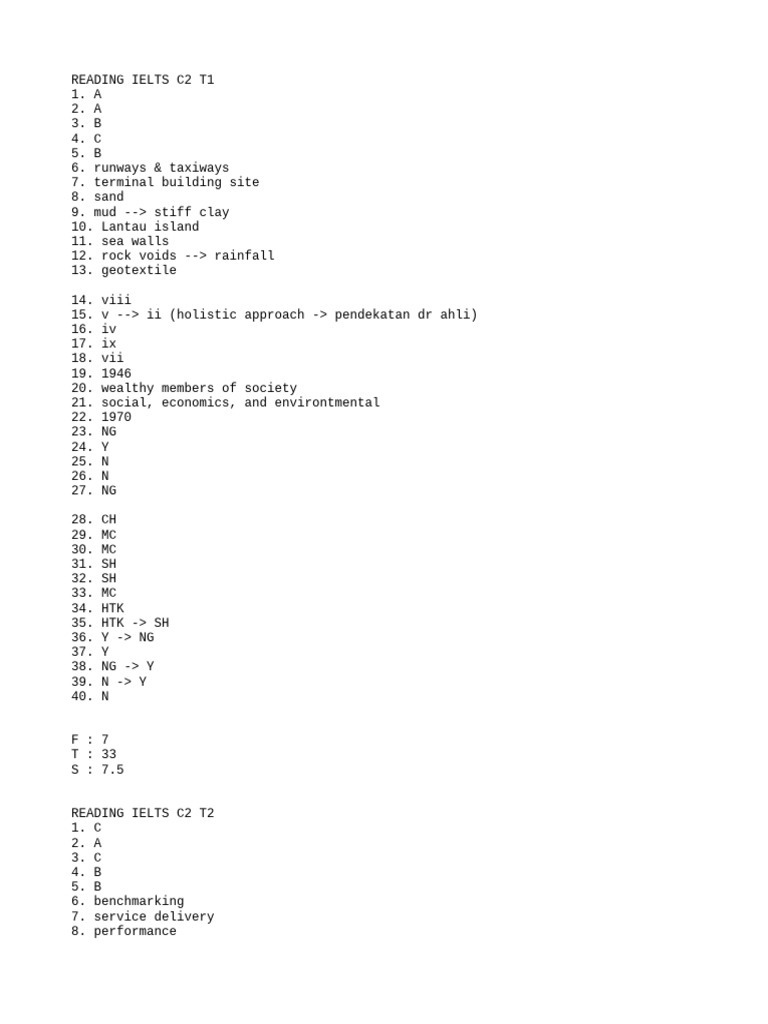 Reading Ielts c2 t1 | PDF | Travel | Science & Mathematics