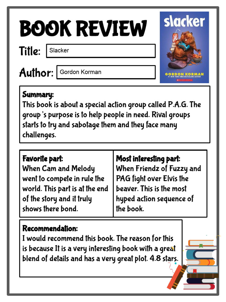 Slacker Book Review: Action & Rivalry | PDF