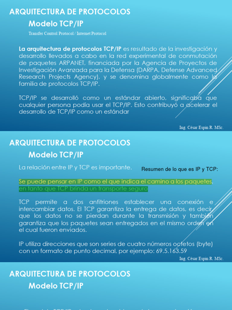 4 Modelo TCP-IP | PDF | Protocolos de internet | Red de computadoras