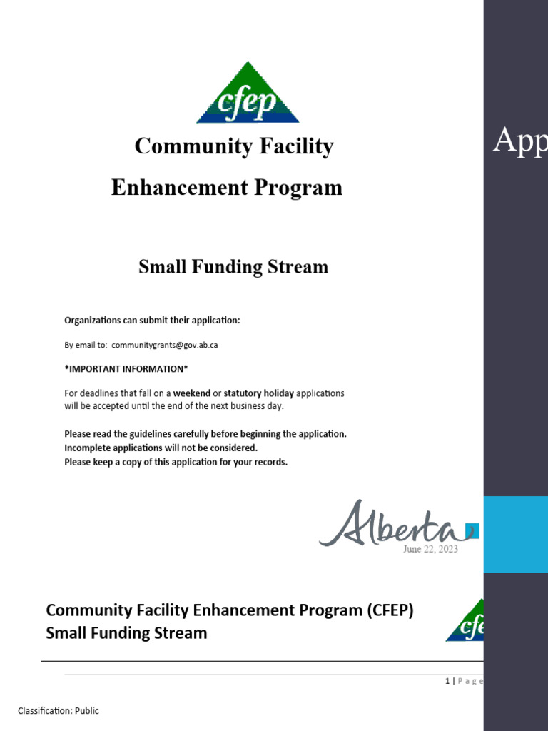 Alberta Community Grants Guide | PDF | Indemnity