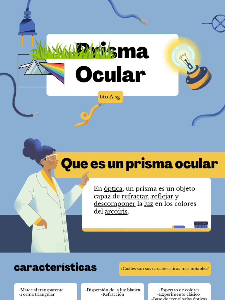 Características y usos del prisma ocular | PDF | Ligero | Óptica