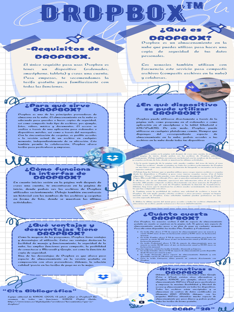 Dropbox | PDF | Computación en la nube | Aplicación movil