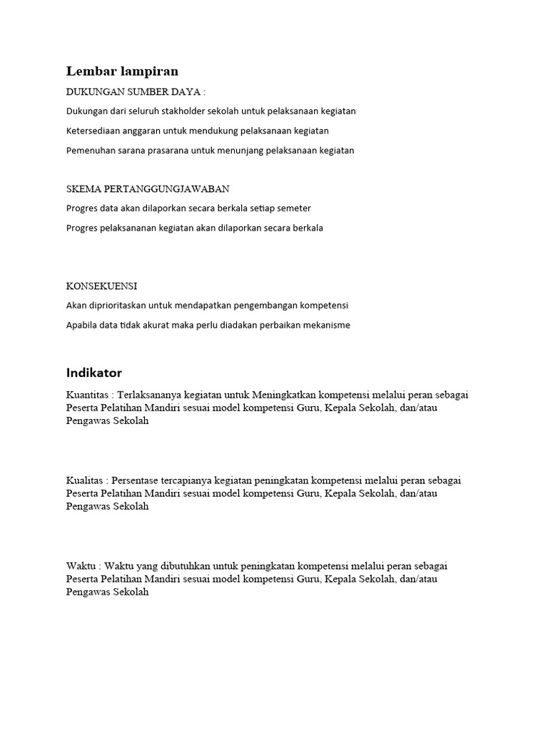 Lembar Lampiran 1 | PDF | Bisnis