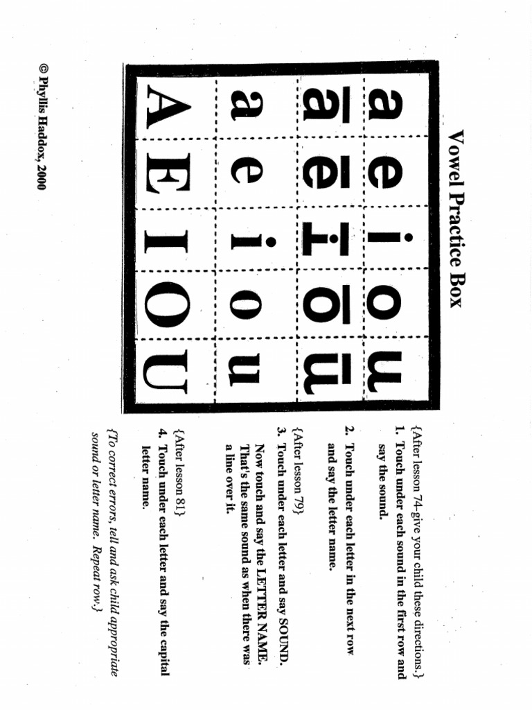 startreading-vowel-practice-box | PDF