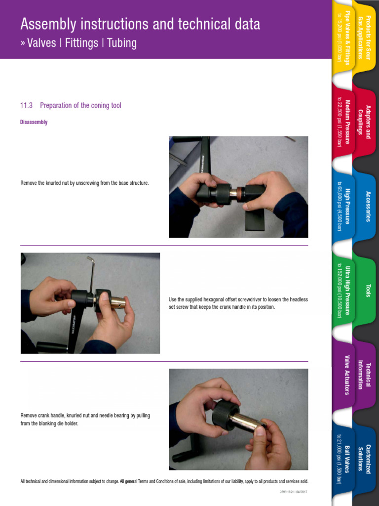 Maximator Coning and Threading Tool BoXX | Download Free PDF | Valve ...