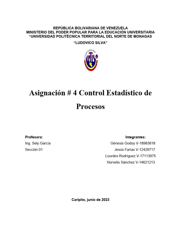 Qué Es El Control Estadístico de Procesos | PDF | Calidad (comercial ... Qué Es El Control Estadístico de Procesos | PDF | Calidad (comercial ...
