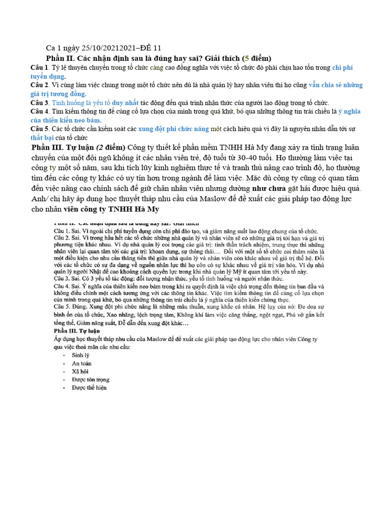 HVTC đề thi | PDF