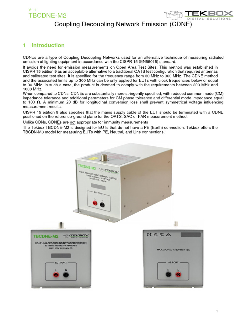 Tbcdne m2 Manual | PDF | Hertz | Electrical Impedance