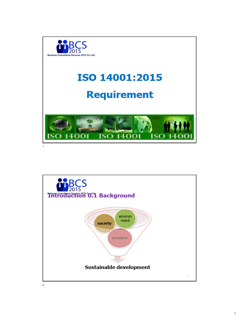 Session 1 - 14001-001 Req R1 | PDF