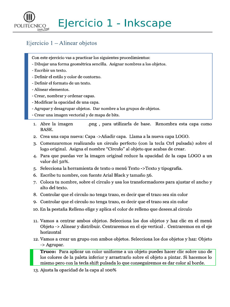 Ejercicios 1 Y 2 Pdf