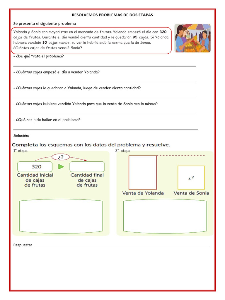 Problemas de dos etapas en matemáticas | PDF