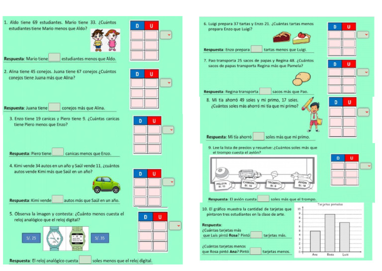 Matematica para Niños | PDF