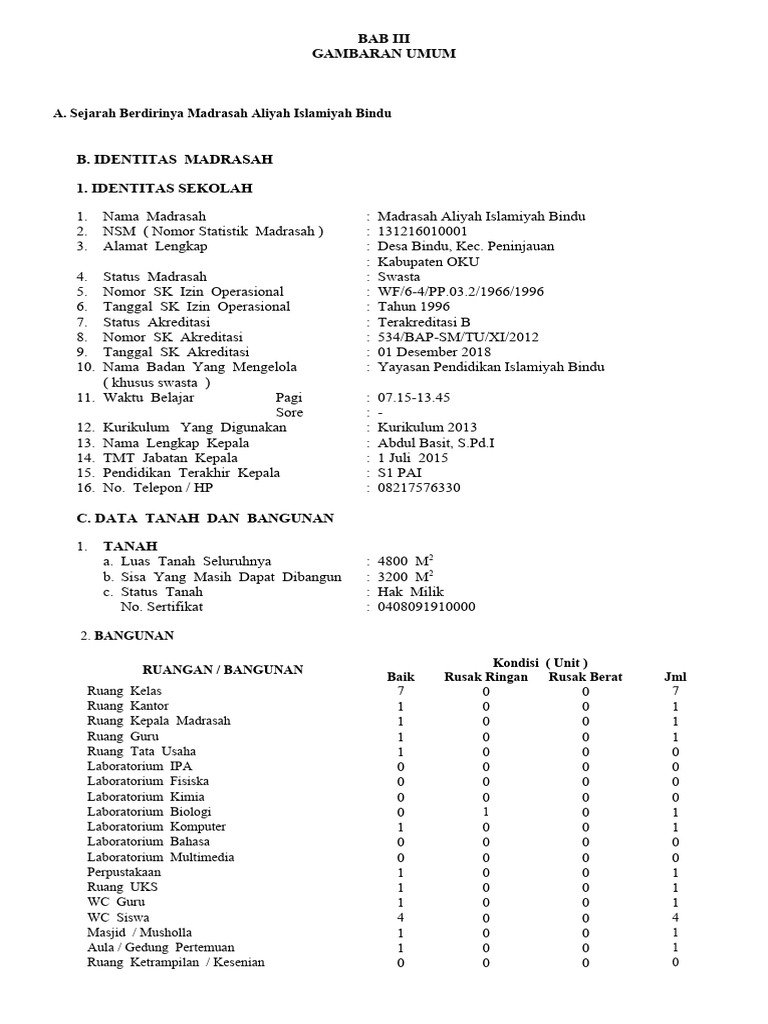 LAPORAN BAB 3 Skripsi | PDF